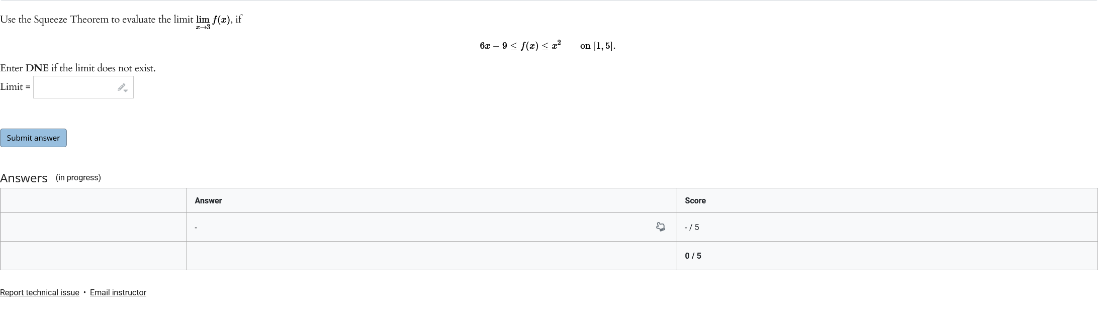 Use the Squeeze Theorem to evaluate the limit | Chegg.com