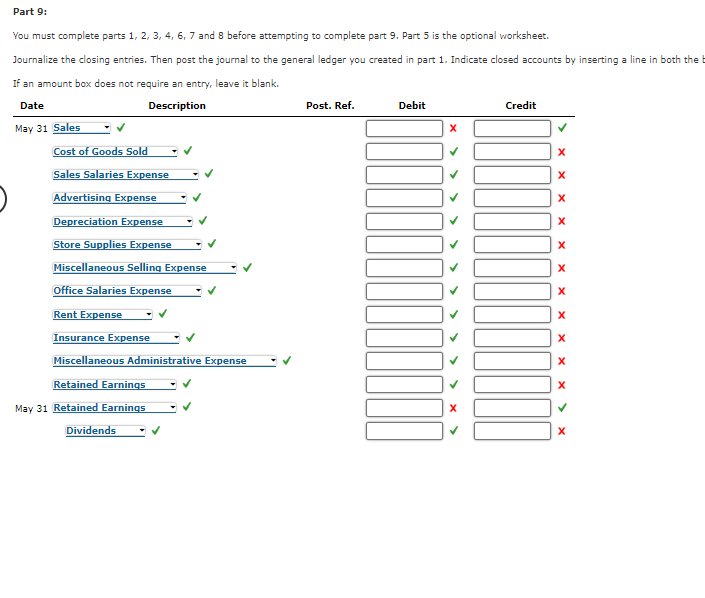 Solved Palisade Creek Co. Unadjusted Trial Balance May 31, | Chegg.com