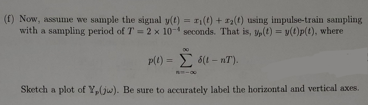 Solved Problem 2: Sampling Consider two signals: sin | Chegg.com