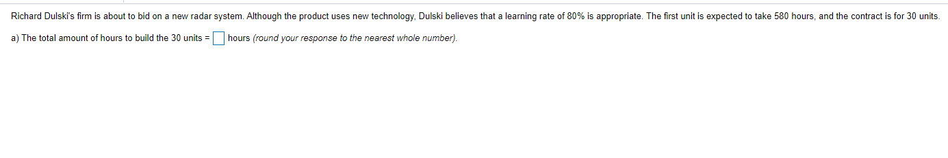 Solved What is the average time to build each of the 30 | Chegg.com
