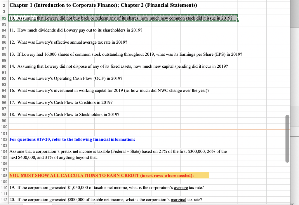 Solved Chapter 1 (Introduction to Corporate Finance); | Chegg.com