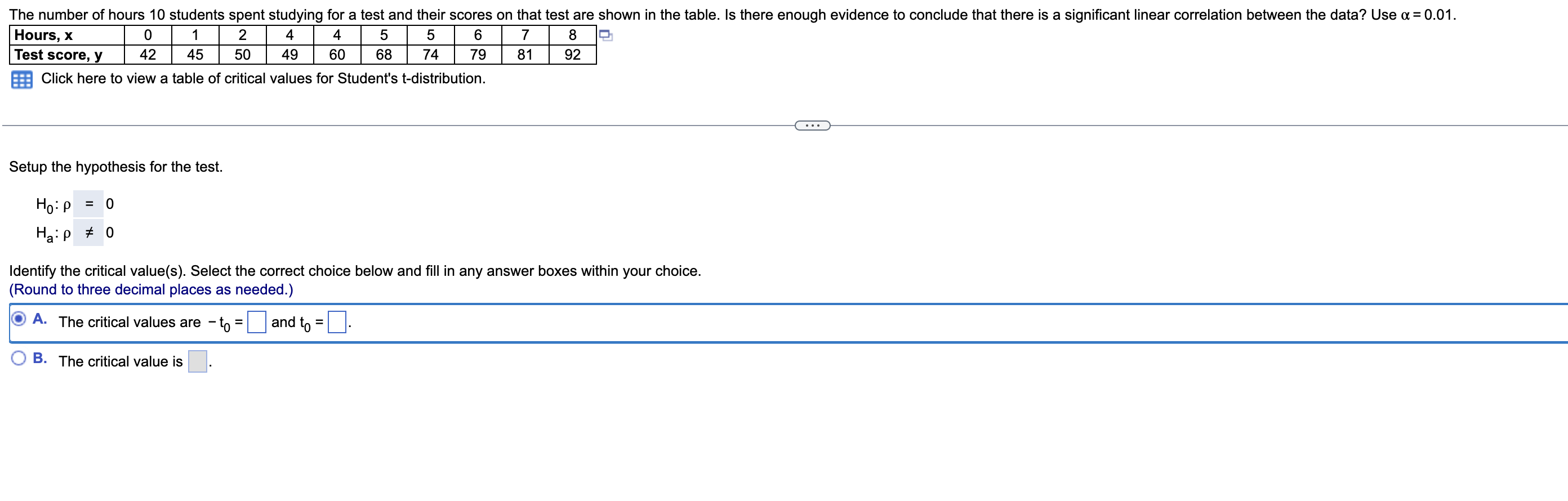 Solved Click here to view a table of critical values for | Chegg.com