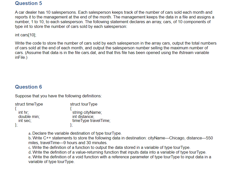 Solved A car dealer has 10 salespersons. Each salesperson | Chegg.com