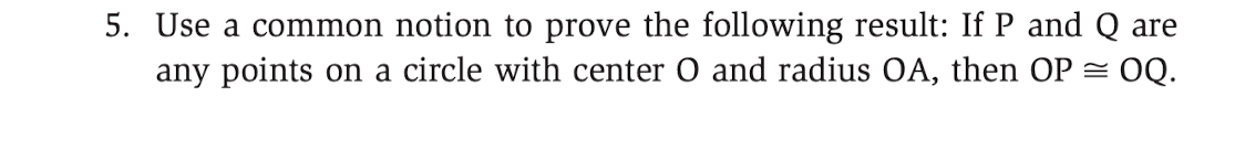 Solved Use a common notion to prove the following result: If | Chegg.com