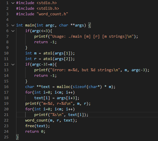Solved Convert word_count.c from a sequential word count to | Chegg.com
