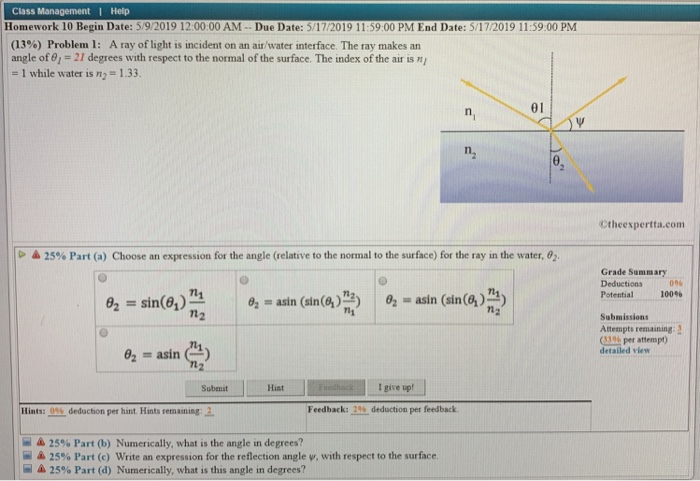 Solved Class Management Help Homework 10 Begin Date: | Chegg.com