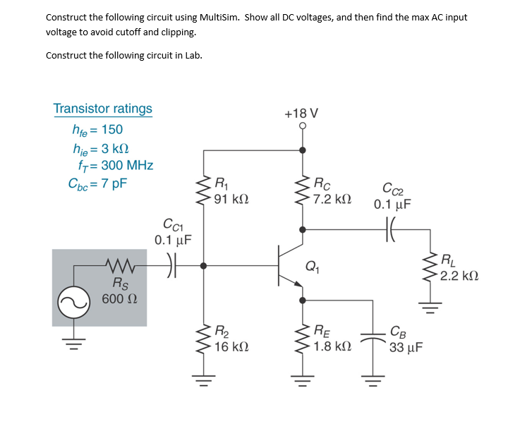 Solved Construct the following circuit using Multisim. Show | Chegg.com