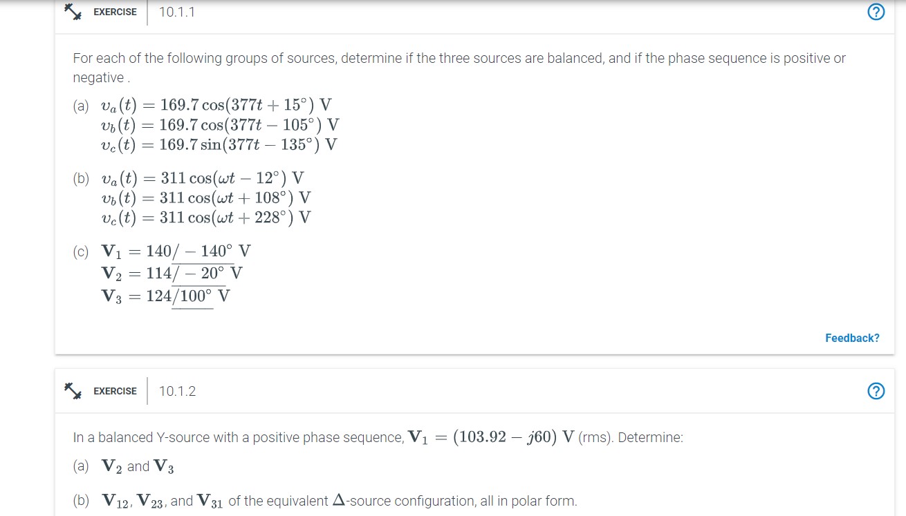 Solved For each of the following groups of sources, | Chegg.com