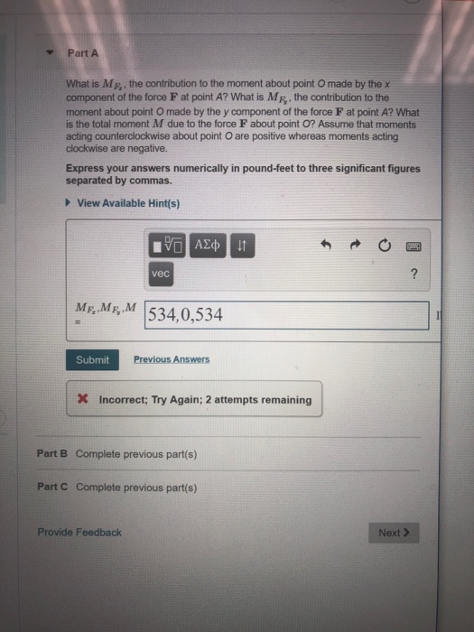 Solved Learning Goal: Part A To apply the principle of | Chegg.com
