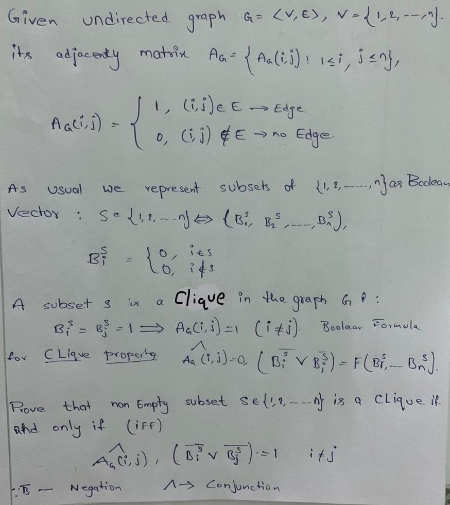Solved Given undirected graph G = LV, E), N-212, n. its | Chegg.com