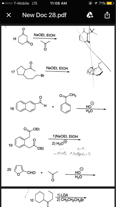 Solved 3 of 4 NaOEt, EtOH OH, H20 O O 1) NaOEt 8 Eto' OEt | Chegg.com