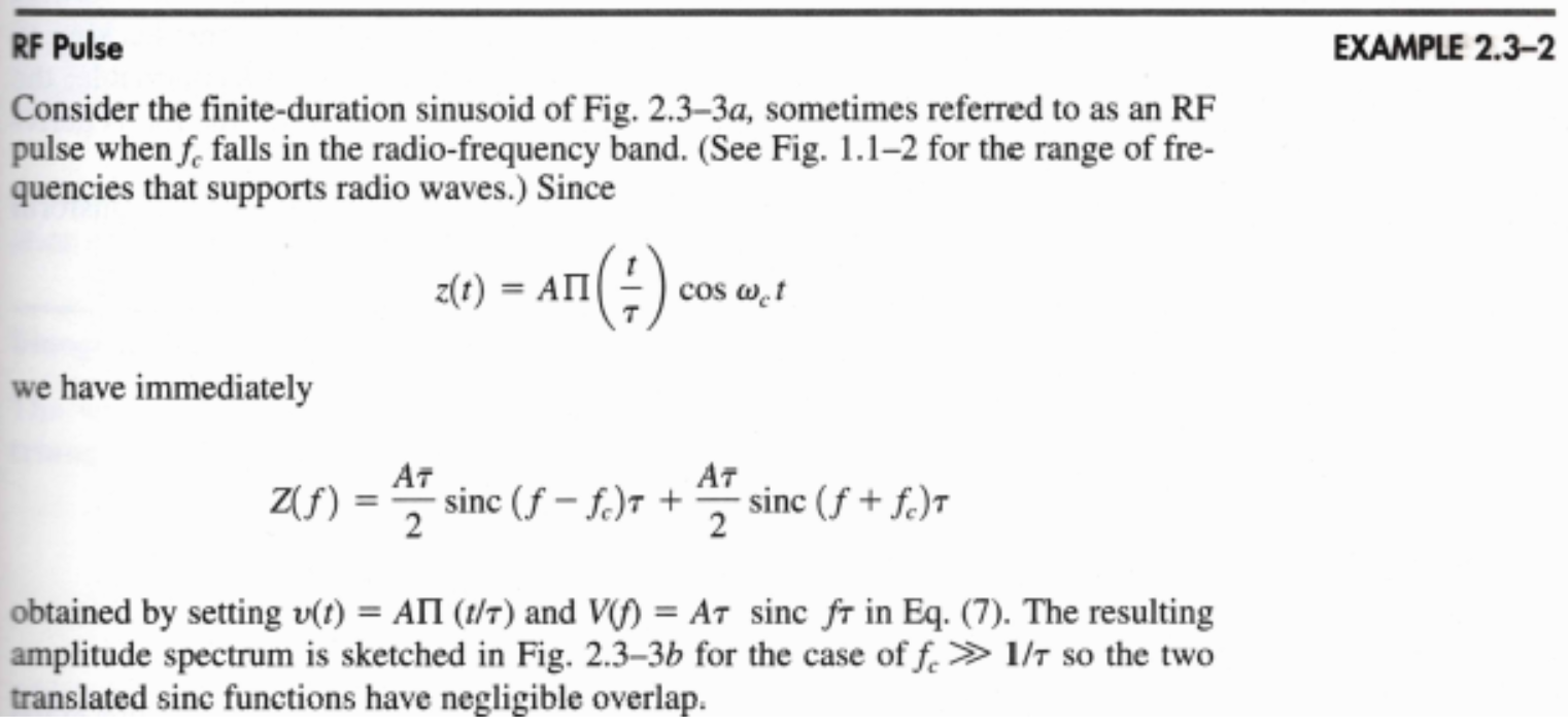 Solved CE3a. Generate and plot an RF pulse of Example 2.3-2 | Chegg.com