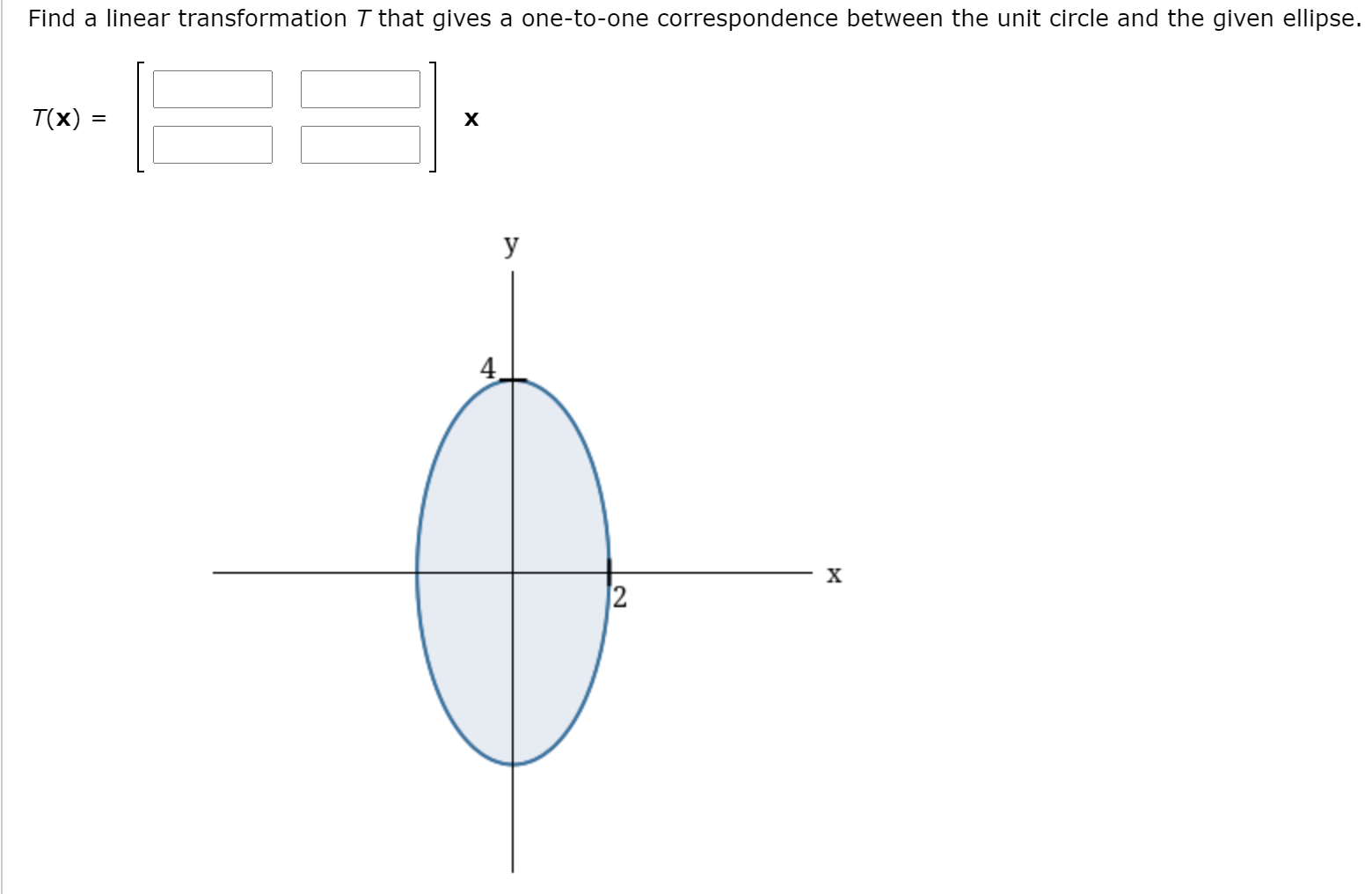 Solved Find a linear transformation T that gives a | Chegg.com
