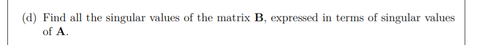 Solved 1. Least Squares: Given a full-column rank matrix A | Chegg.com