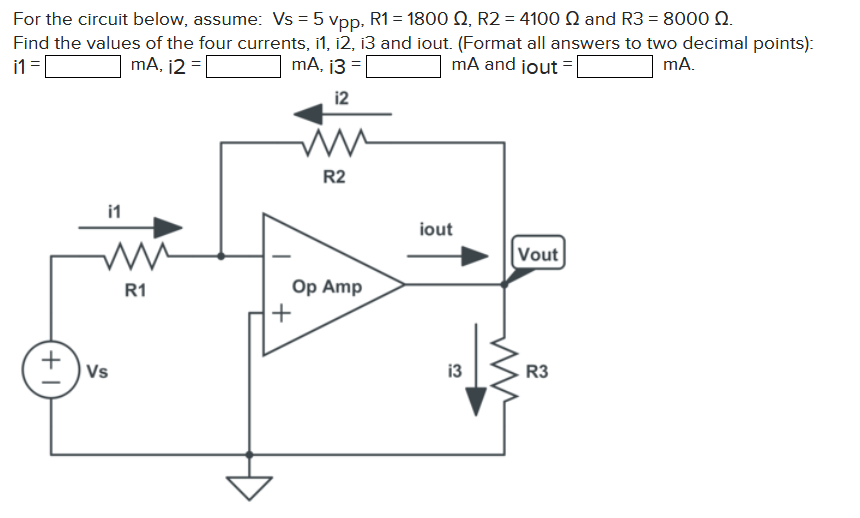 Solved For the circuit below, assume: | Chegg.com