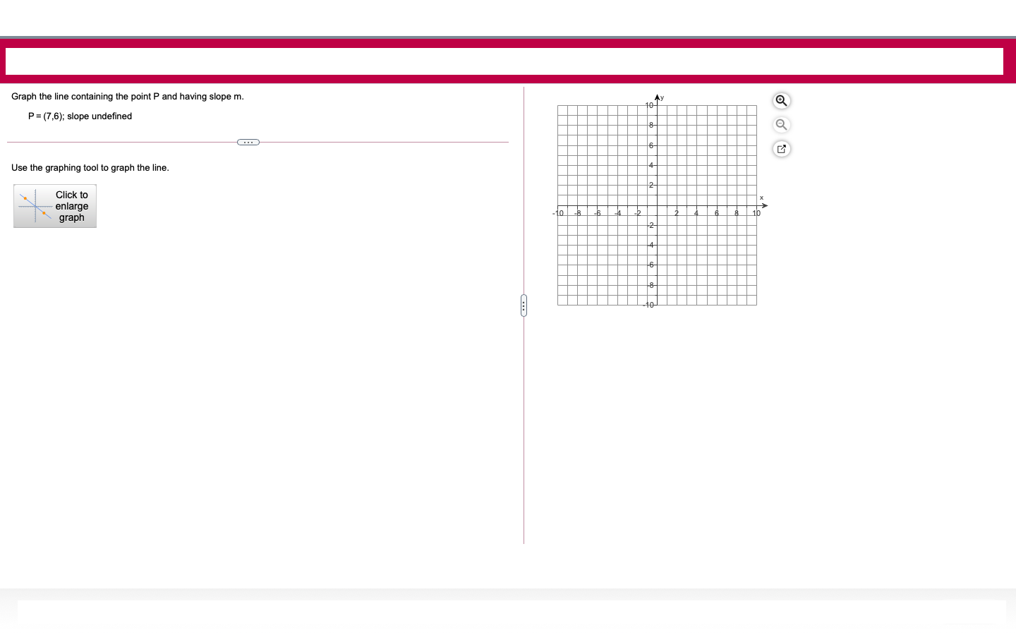 Solved Ау Graph the line containing the point P and having | Chegg.com