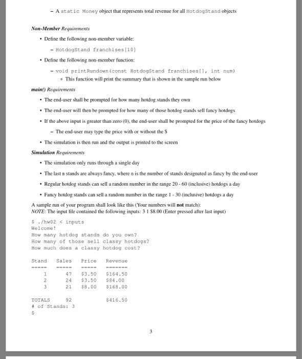 Solved Write a c++ program for the following instructions. | Chegg.com