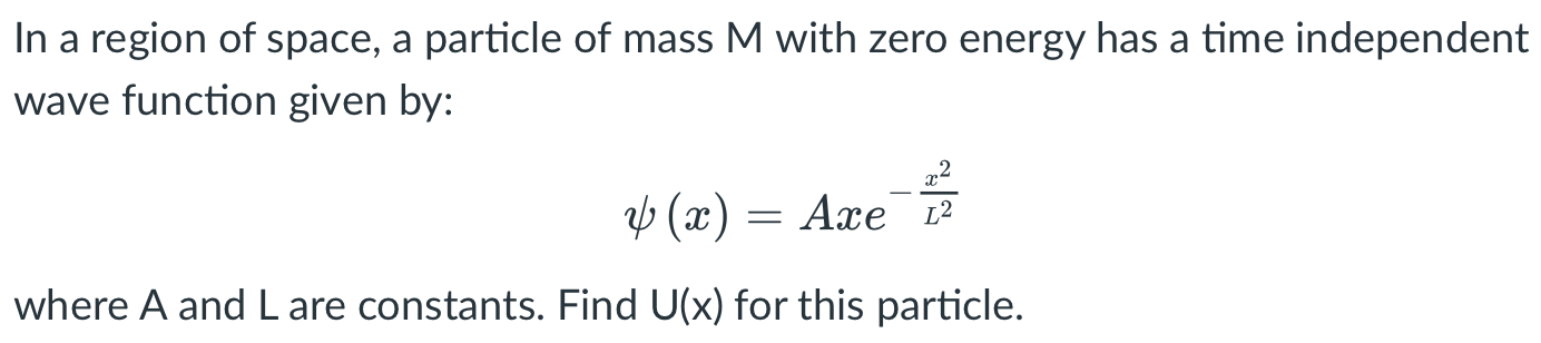 Solved In a region of space, a particle of mass M with zero | Chegg.com