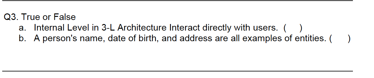 Solved Q2 Give An Example Of A Derived Attribute In Erd