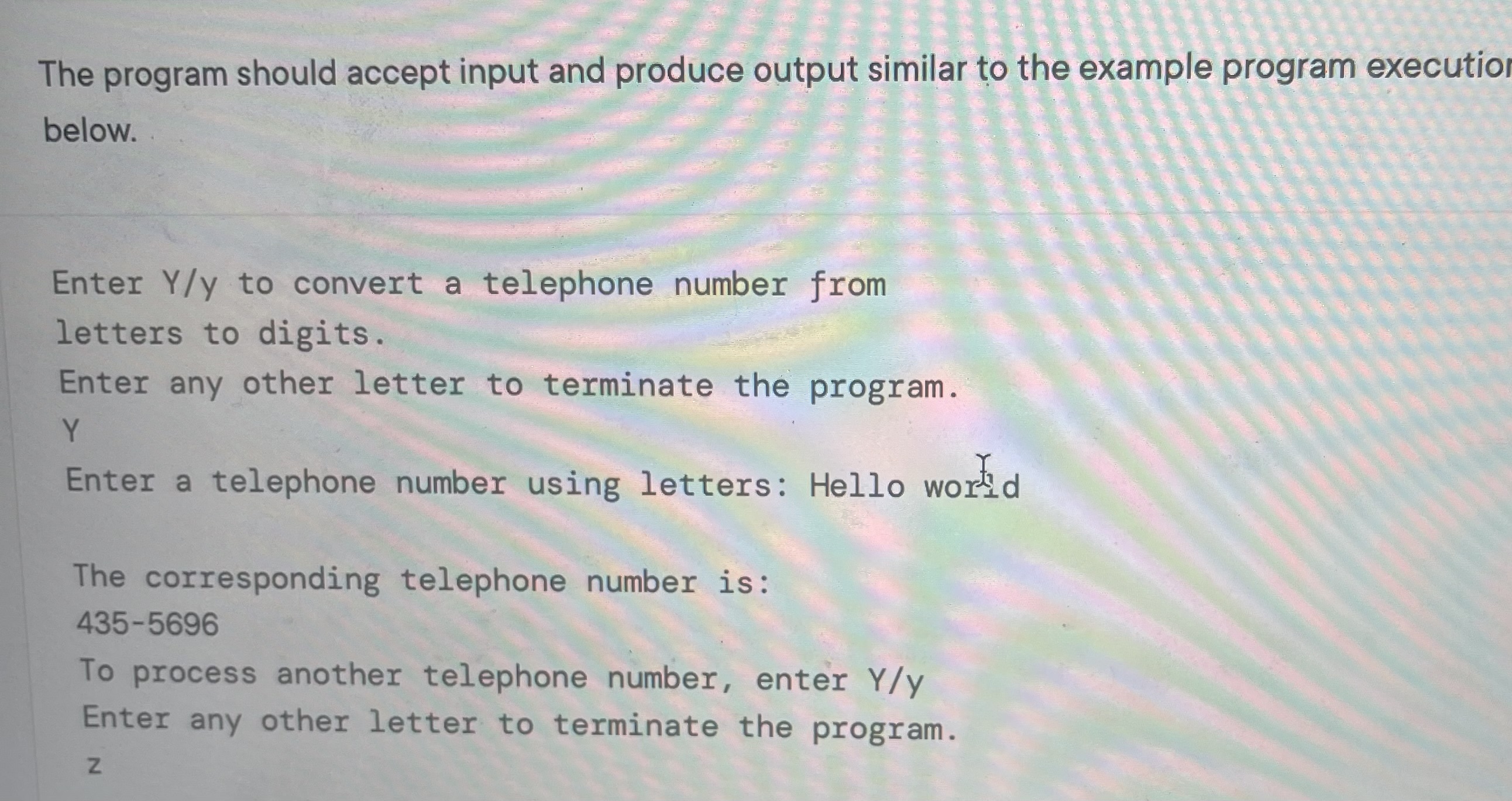 Solved To make telephone numbers easier to remember, some | Chegg.com