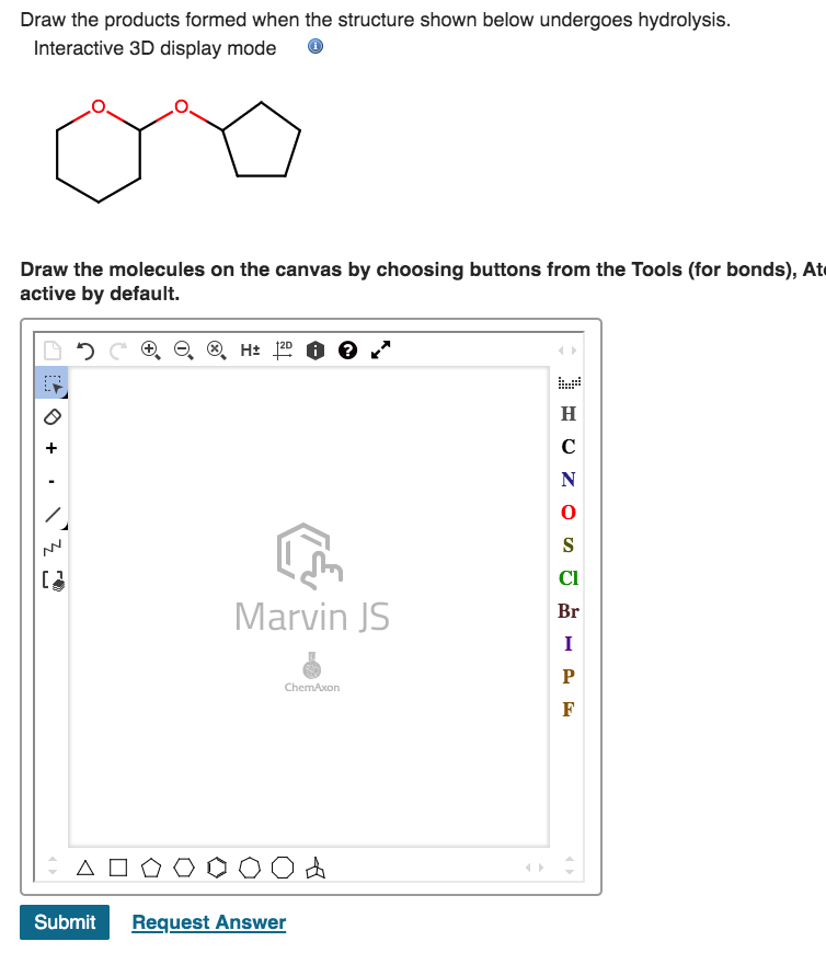 Solved Draw the products formed when the structure shown | Chegg.com