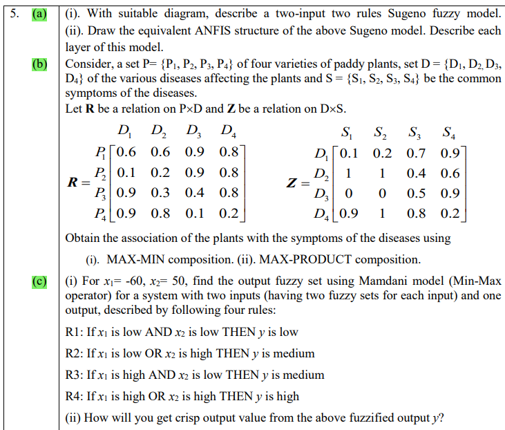 Solved (i). With suitable diagram, describe a two-input two | Chegg.com