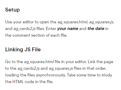 Use your editor to open the ag_squares.html, | Chegg.com