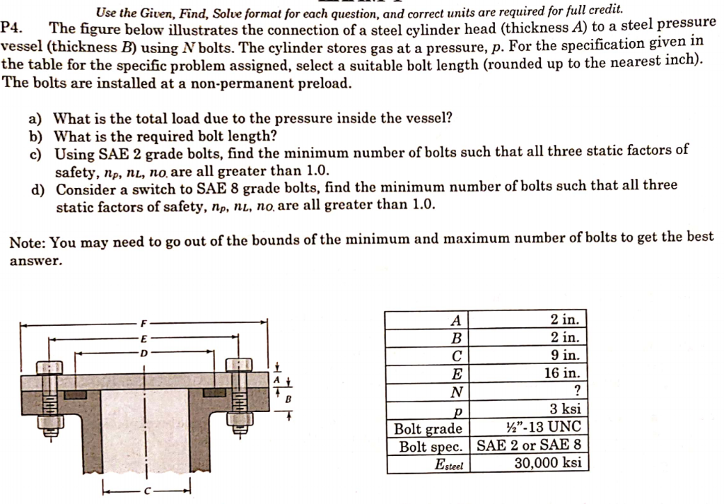 Solved Use the Given, Find, Solve format for each question, | Chegg.com