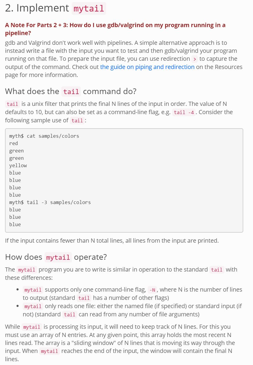I need help ASAP implementing a C programming | Chegg.com