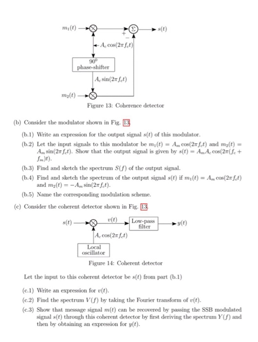 Solved Question (05): SSB modulation and demodulation [20 | Chegg.com