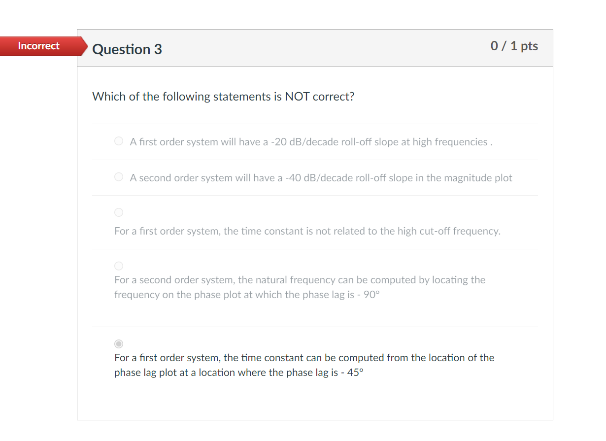 Solved Which of the following statements is NOT correct? A | Chegg.com
