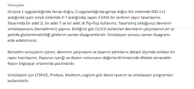 Design a 3-bit synchronous counter that counts | Chegg.com
