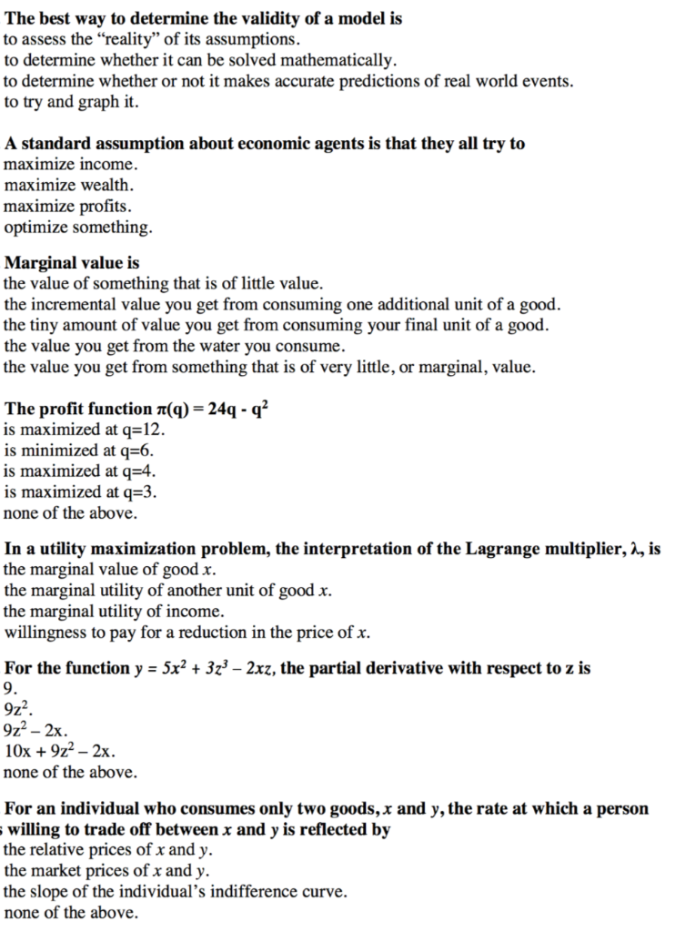 Solved The best way to determine the validity of a model is | Chegg.com
