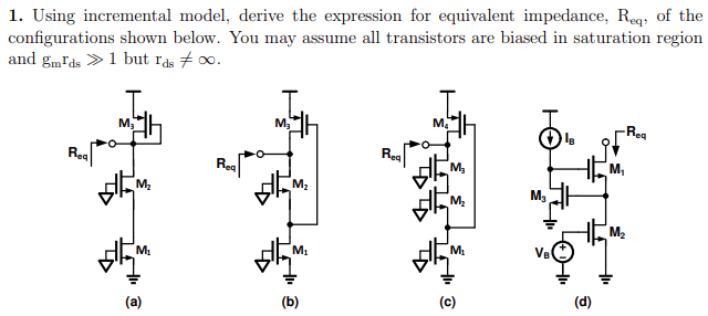 Using incremental model, derive the expression for | Chegg.com