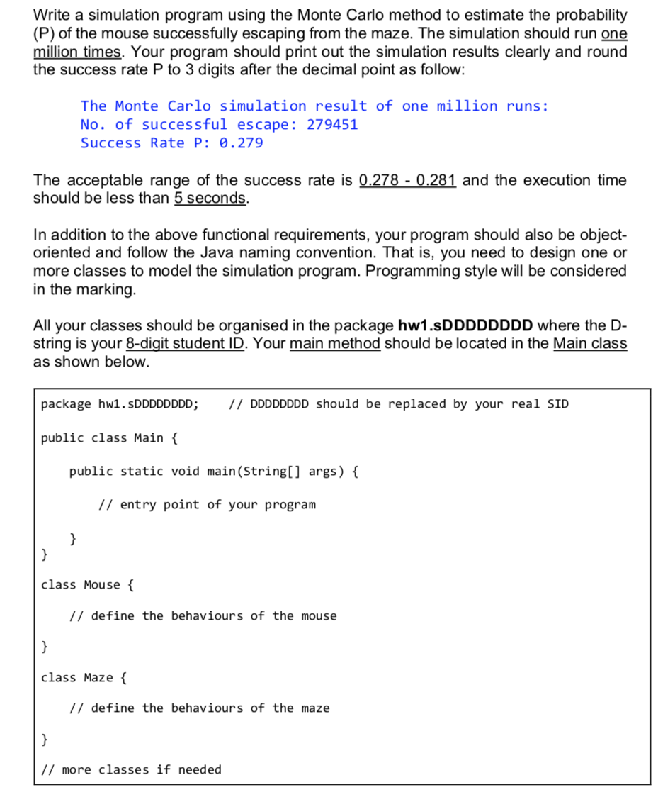 Can anyone help me to answer this Java problem using | Chegg.com