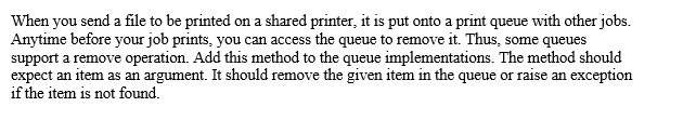 Solved When you send a file to be printed on a shared | Chegg.com