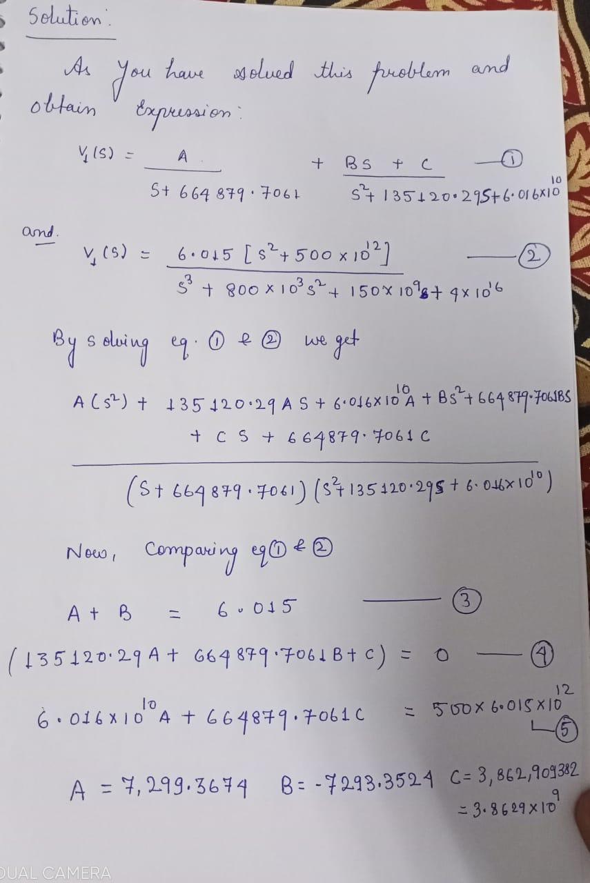 Solved Solution : As you have solved this problem obtain | Chegg.com