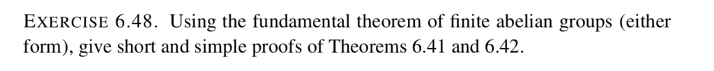 Solved ExERCISE 6.48. Using the fundamental theorem of | Chegg.com