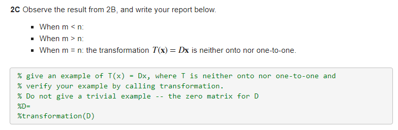 Solved Consider a linear transformation T:Rn Rm so that | Chegg.com