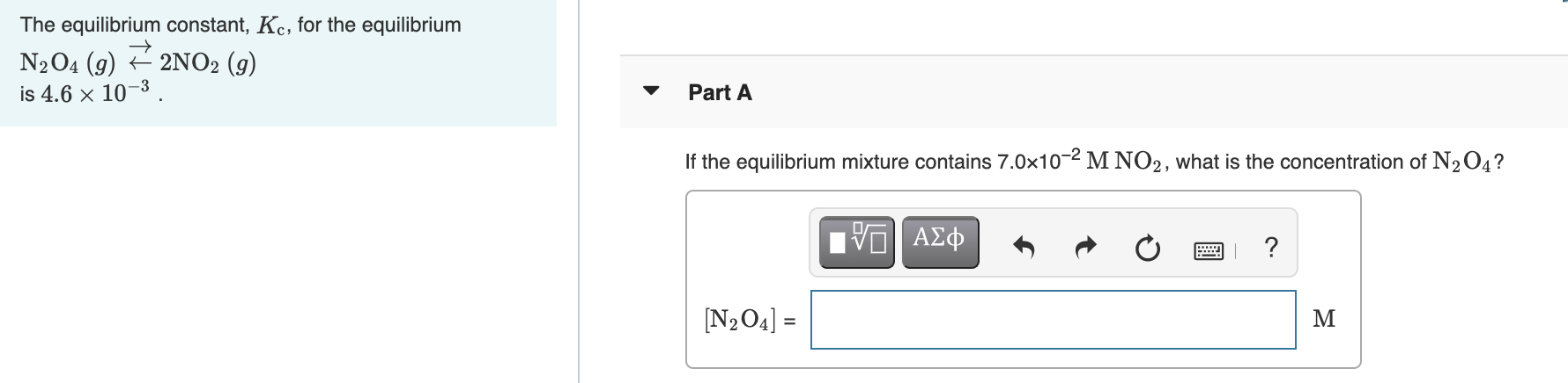 Solved Review | Constants | Periodic T Consider the reaction | Chegg.com
