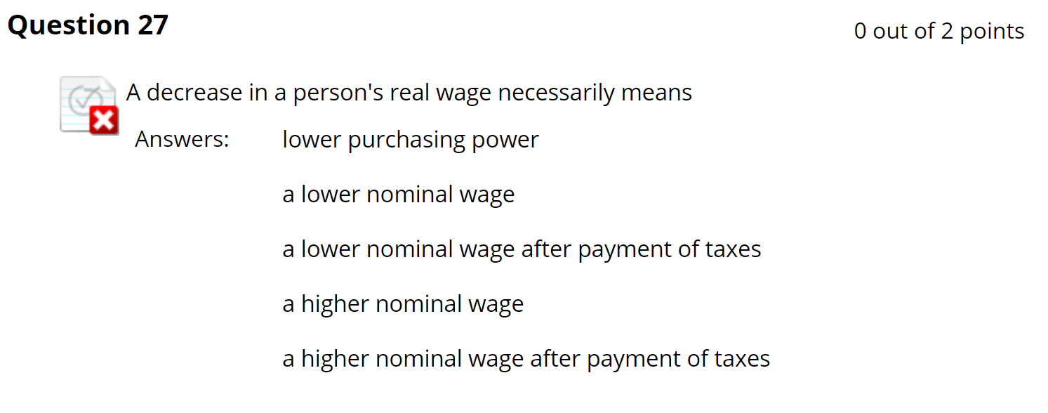 Solved Question 26 O out of 2 points A production | Chegg.com