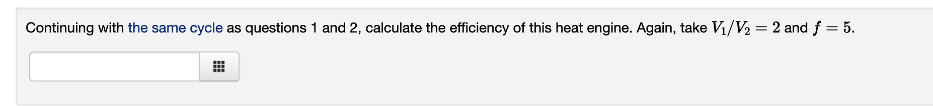Solved 2 3 P 1 V2 V Continuing with the same cycle as | Chegg.com