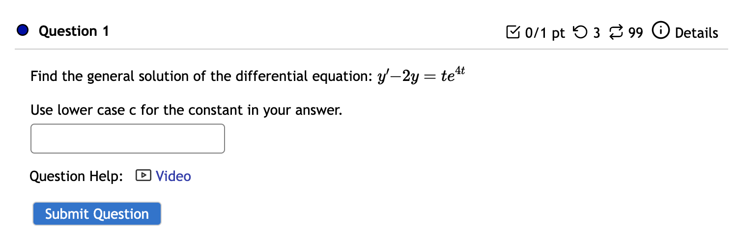 Solved Find the general solution of the differential | Chegg.com