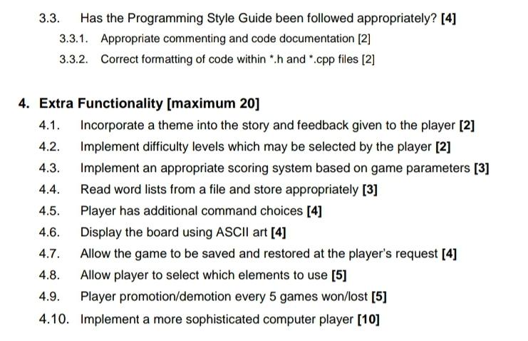 Make a (C++ ) game project using 'Visual Studio | Chegg.com