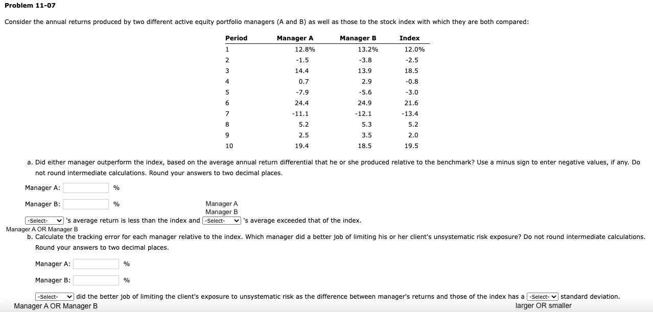 Solved not round intermediate calculations. Round your | Chegg.com