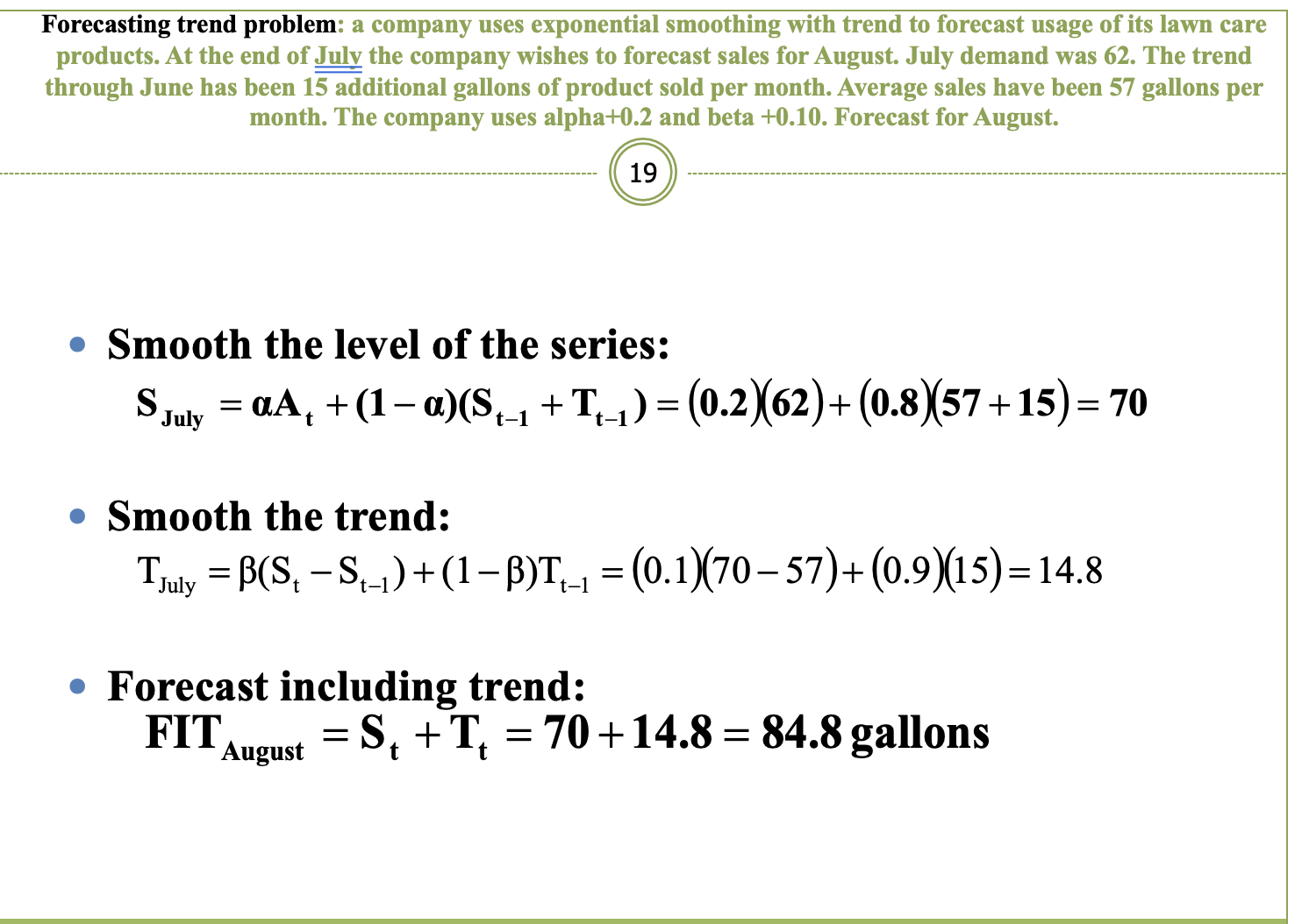 Solved Can you help me in the forecasting trend for periods | Chegg.com