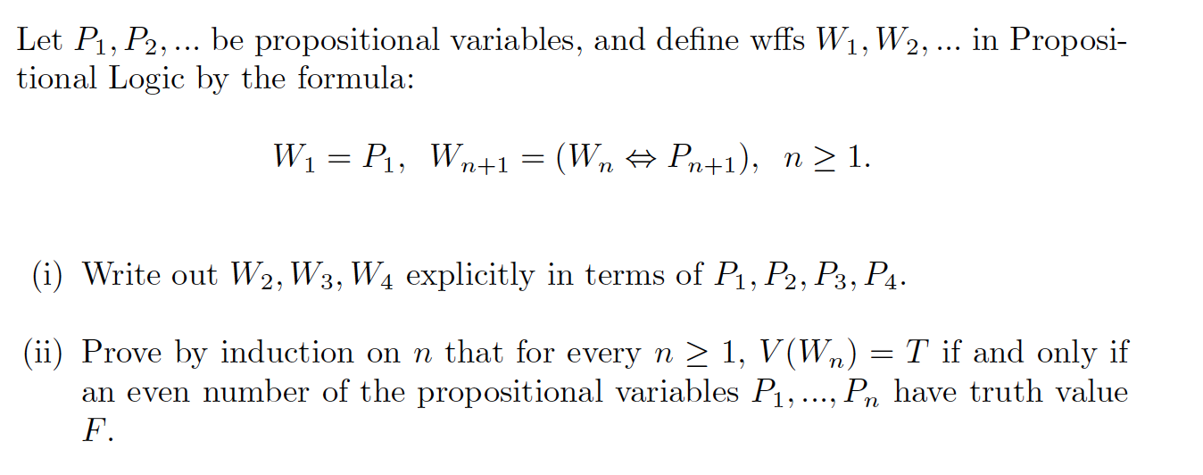 Let P1, P2, ... be propositional variables, and | Chegg.com
