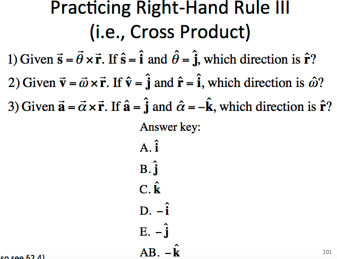 Solved Practicing Right-Hand Rule III (i.e., Cross Product) | Chegg.com