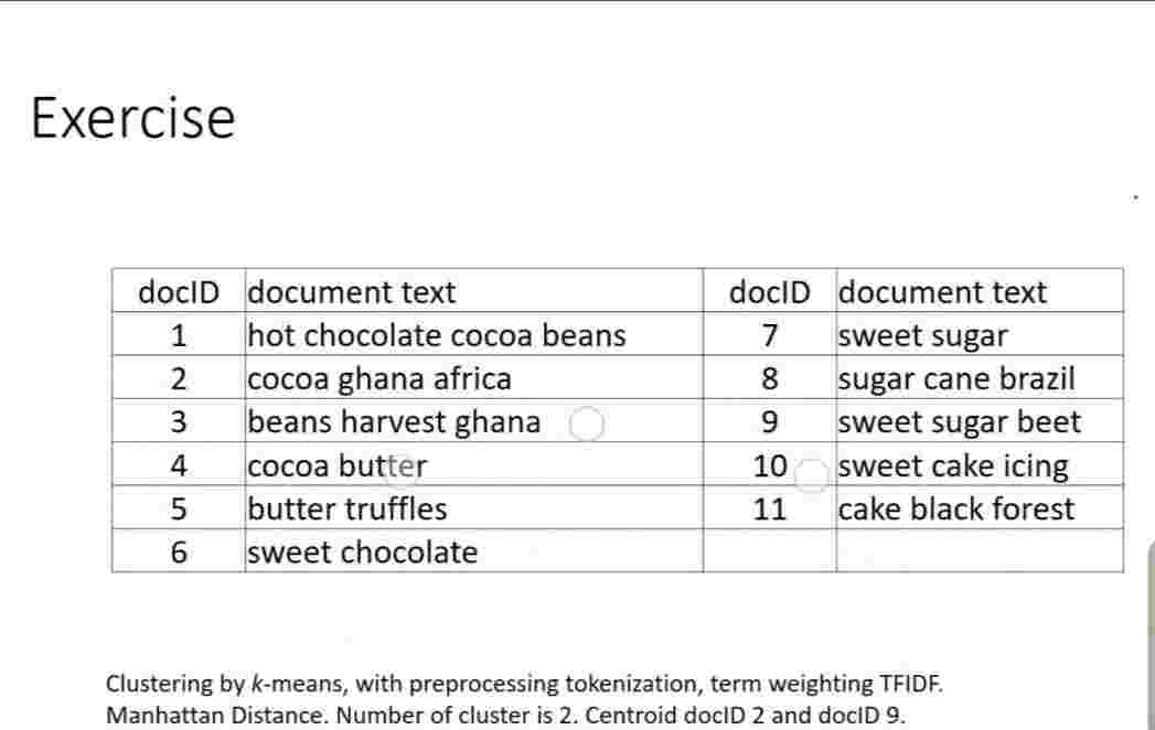 Solved Exercise\begin{tabular}{|c|l|c|l|}\hline docID & | Chegg.com