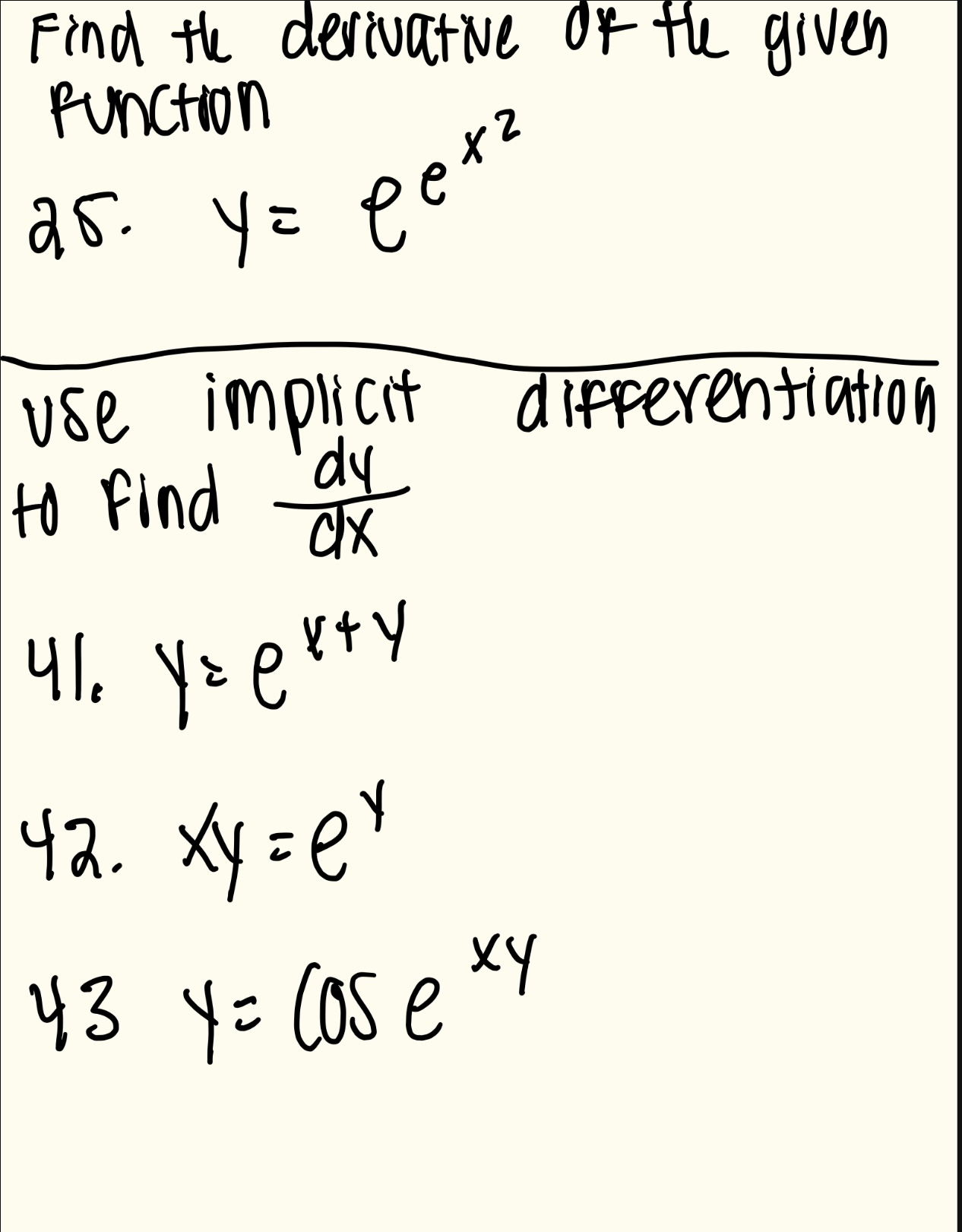 Solved Find the derivatine of the given punction Punction | Chegg.com